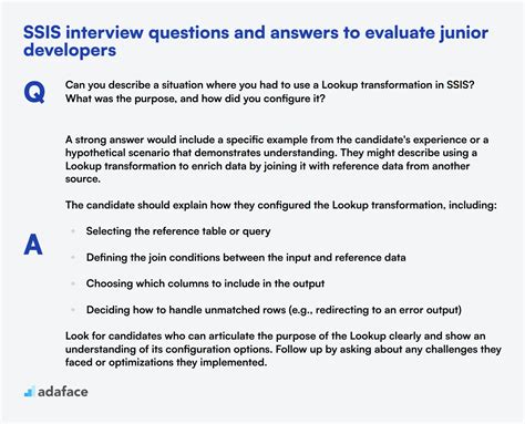 Ssis Interview Questions To Hire Top Developers