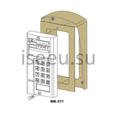 Вызывная панель Vizit БВД-343F - Домофон сервис