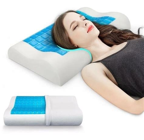 Almohada Viscoelastica Gel Memory Foam Espuma Cervical Mercado Libre