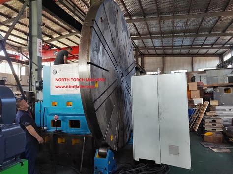 Large Heavy Duty Horizontal Flange Turning Lathe For Machining 5000 Mm