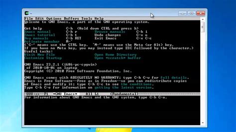 Cygwin And Emacs Configuration Youtube