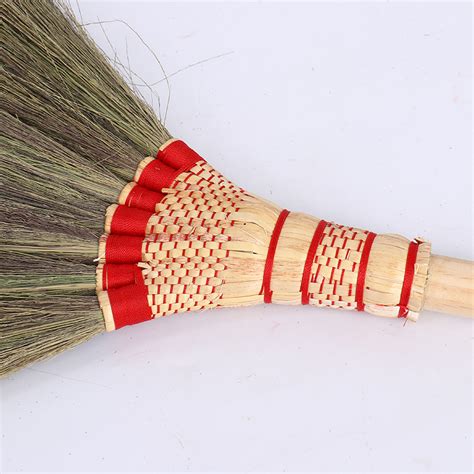 手工编织软毛大扫帚天然芒草扫把家用扫地笤帚瓷砖木地板清洁神器 阿里巴巴