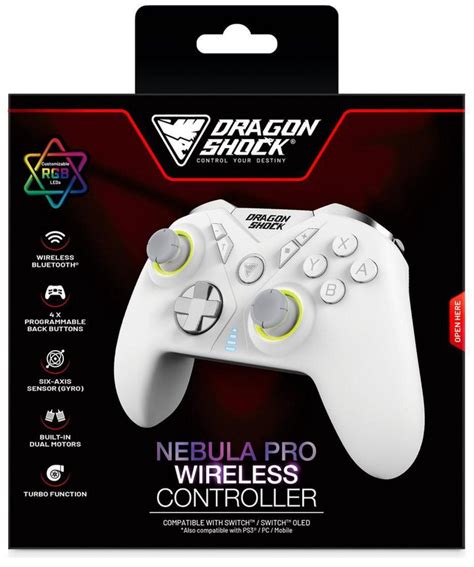 Draadloze Controller DragonShock NEBULA PRO BT Controller Wit Kopen