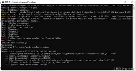 Npm Yarn：request Error Connect Etimedout 20205243166443和read Econnreset错误解决办法 Csdn博客