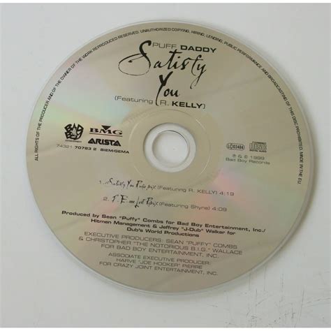 Satisfy You By Puff Daddy Featuring R Kelly Cds With Dom88 Ref