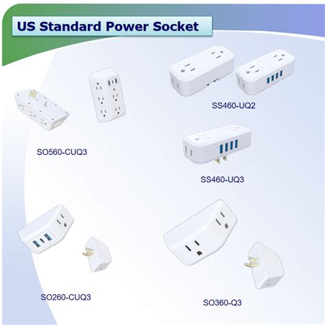 Us Fast Charging Socket 3 Position Household Socket Popular Model