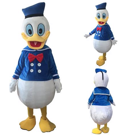 Donald And Daisy Duck Mascot Costume Sales High Quality Adult Size