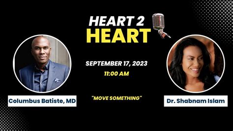 Move Something With Dr Columbus Batiste And Dr Shabnam Islam Youtube