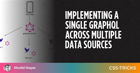 Implementing A Single GraphQL Across Multiple Data Sources CSS Tricks