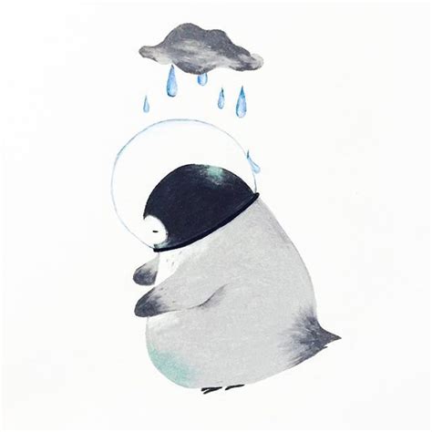 우울텅 🌧 Illust Illustrator Illustration Drawing Artwork Doodle 일러스트 일러스트레이션 일러스트레이터