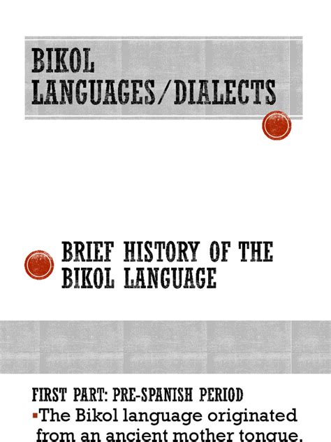 Bicol Languages And Dialects Pdf Stress Linguistics Grammatical Number