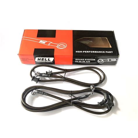 Brake Hose Hell Front Rear Non Abs Yamaha Nmax Old And Nmax New Set
