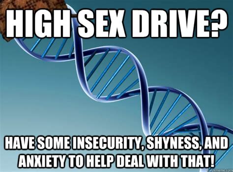 High Sex Drive Have Some Insecurity Shyness And Anxiety To Help Deal