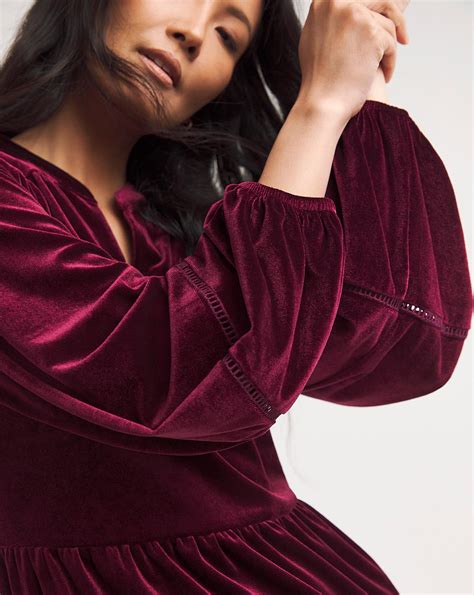 Julipa Velour Midi Dress Fashion World