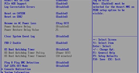 老人家無記性筆記 Server BIOS 設定 Server Management