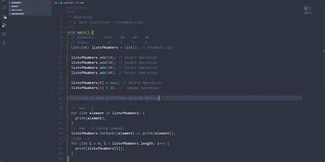 growable list flutter