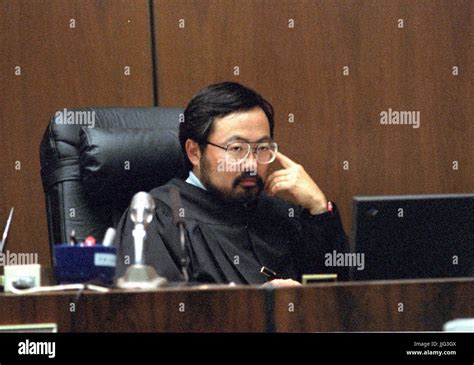 Superior Court Judge Lance Ito Presides During The Trial Of Former Nfl Star Running Back O J