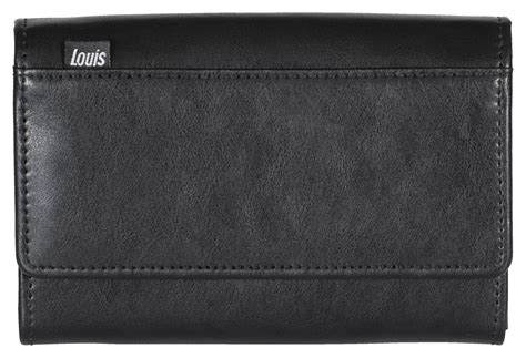 Louis Pung Imiteret Læder Sort Pung Imiteret Læder Sort