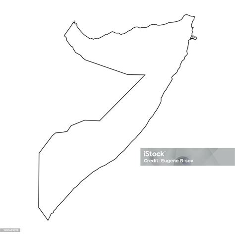 背景に隔離された国境を持つ非常に詳細なソマリア地図 ソマリアのベクターアート素材や画像を多数ご用意 ソマリア 地図 ベクター画像