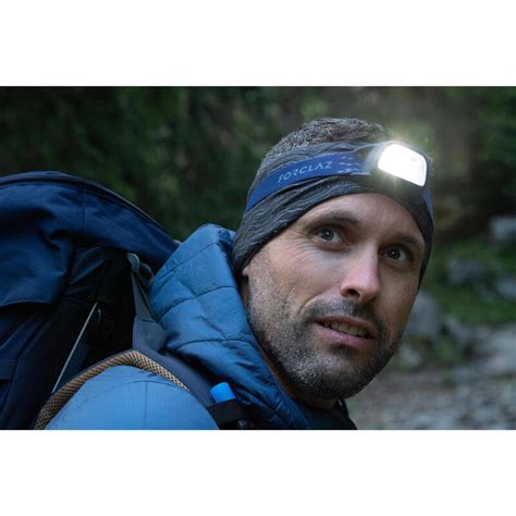 Rechargeable Head Torch 120 Lumen Hl100 Usb Forclaz Decathlon