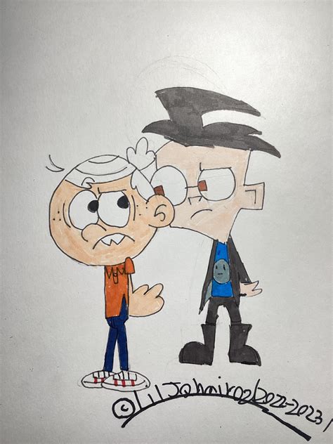 Lincoln Loud And Dib By Liljahmir08 On Deviantart