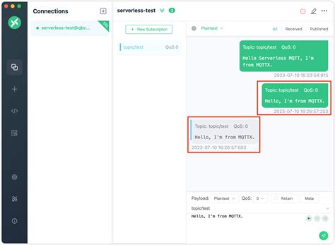 connecting to serverless mqtt broker using mqttx a quick guide emq