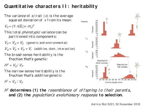 Pdf Quantitative Characters Ii Heritability Dokumentips