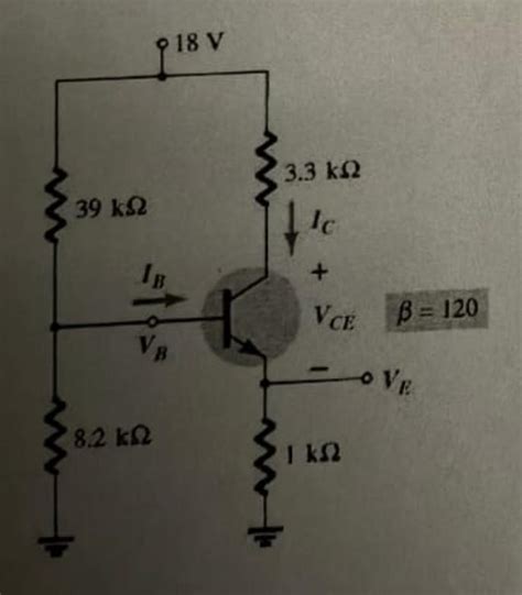 Solved para el siguiente circuito en configuración de Chegg