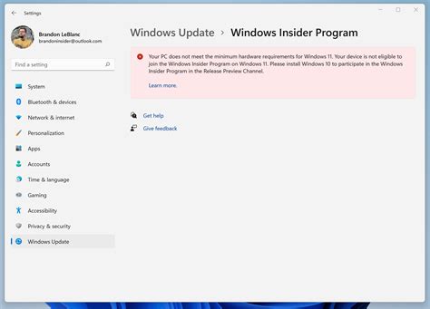 Windows 11 Join Windows Insider Dev Channel With Unsupported Device