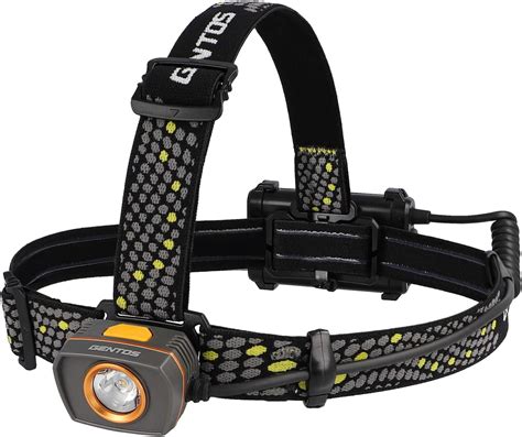 Gentos ジェントス led ヘッドライト ヘッドウォーズ 明るさ200 500ルーメン 実用点灯5 11時間 後部認識灯 ansi規格準拠 132886