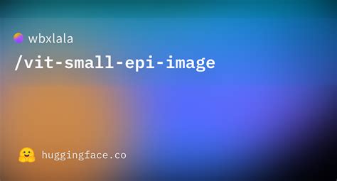 Wbxlalavit Small Epi Image · Hugging Face