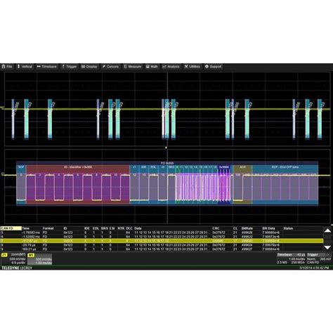 Teledyne Lecroy Ws3k Can Fdbus Td Internal Option Can And Can Fd