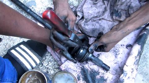 how to change cv joint boot on corolla - YouTube