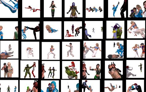 Sfsx Battle Pose Pack 1 And 2 For Vx