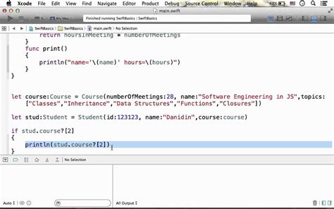 Subscripts Calling Using Optional Chaining In Swift Youtube
