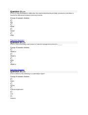 Netw Final Docx Question Pts TCO It Was Developed In