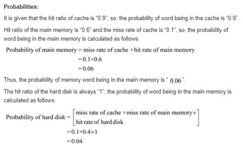 Solved Chapter Pg A Computer Has A Cache Main Memory And A Course Hero