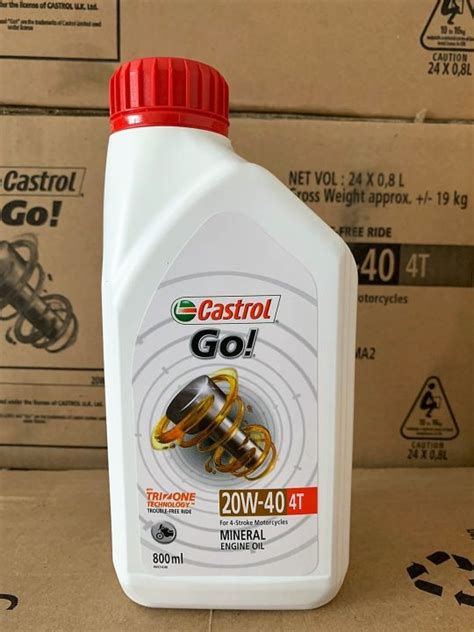 Castrol Go 800ml 4t 20w 40 Oli Mesin Motor 4tak Lazada Indonesia