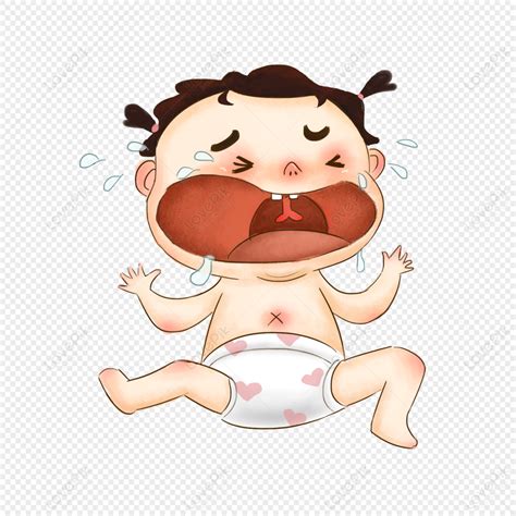 우는 아기 Png 일러스트 무료 다운로드 Lovepik