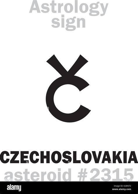 Astrology Alphabet Czechoslovakia Asteroid 2315 Hieroglyphics