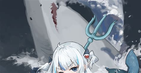 女の子 Day71 Gawr Gura Sentterのイラスト Pixiv