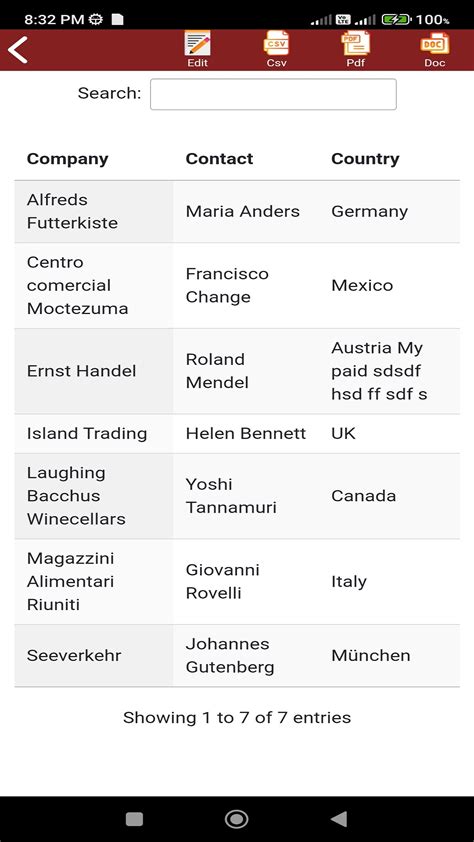 Csv File Create Edit And Viewer Amazonアプリストアのアプリ