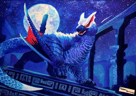 Lucent Nargacuga Art [oc] R Monsterhunter