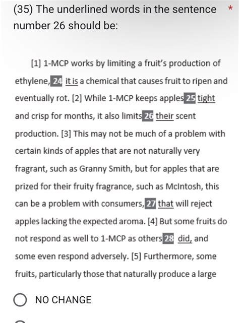 35 The Underlined Words In The Sentence Studyx