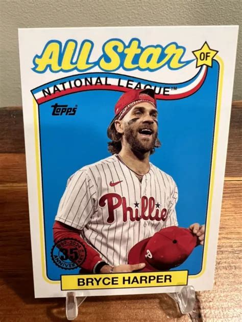 2024 Topps Series 2 89asb 40 Bryce Harper 1989 All Star Phillies Eur 0