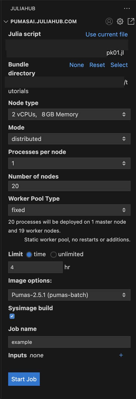 Model Selection Methods Running In A Distributed Batch Job