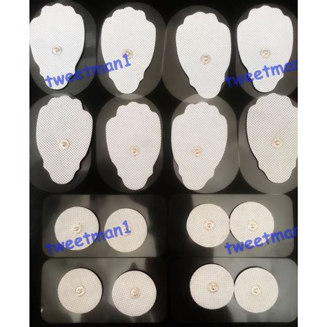 Replacement Electrode Pads 16 Lg 16 Sm For Tens Electrotherapy Ifc