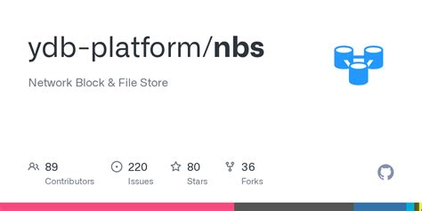 GitHub Ydb Platform Nbs Network Block File Store