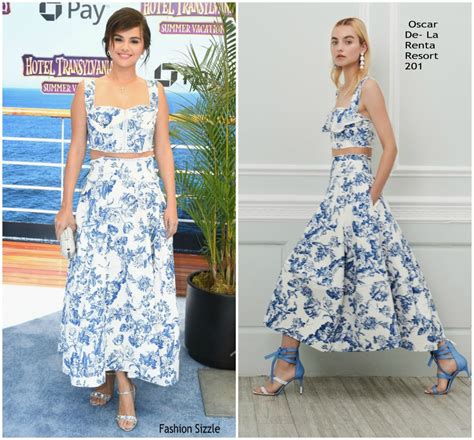 Selena Gomez in Oscar de la Renta @ 'Hotel Transylvania 3: Summer Vacation' LA Premiere ...