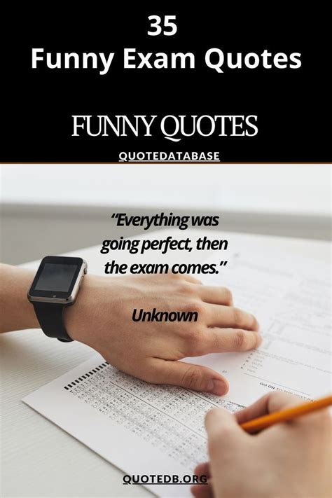35 Funny Exam Quotes